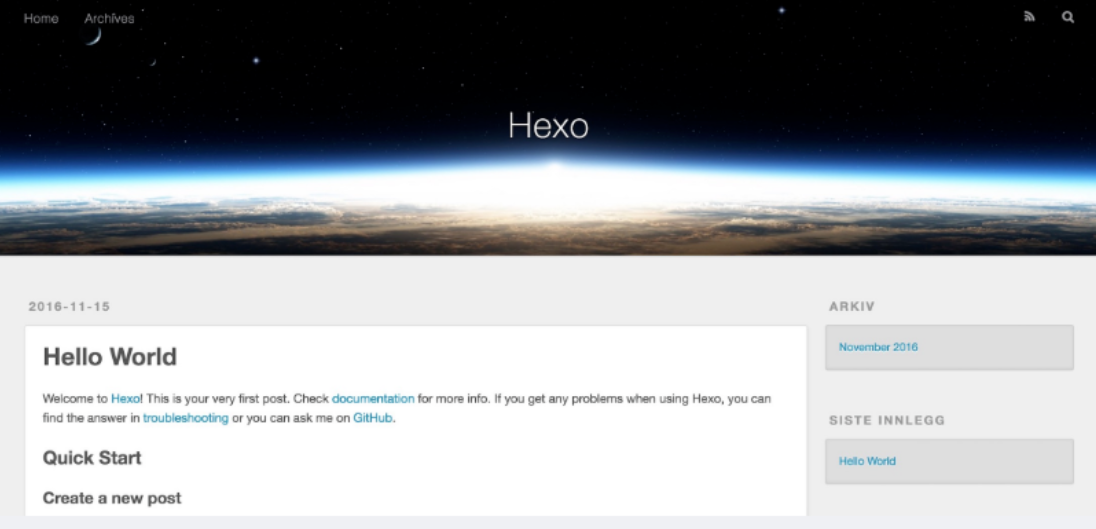 hexo-next搭建配置以及坑点(一) | Chen'Blog